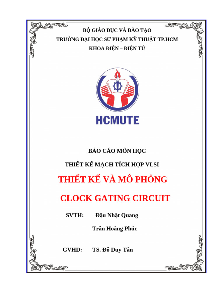 Clock Gating Circuit New | PDF