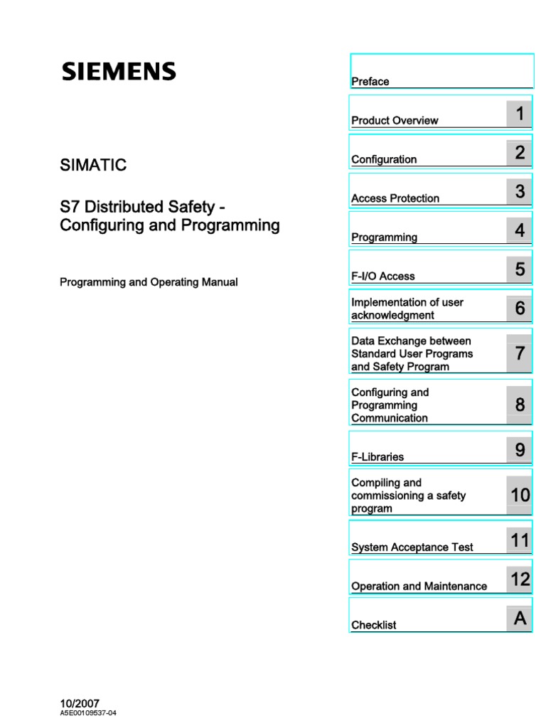 S7 Distributed Safety Configuring and Program Min en US en-US | PDF ...