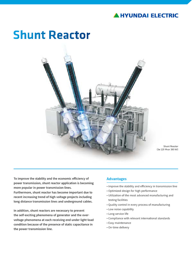 2111 - Shunt Reactor (E) 2P | PDF | Electric Power Transmission ...