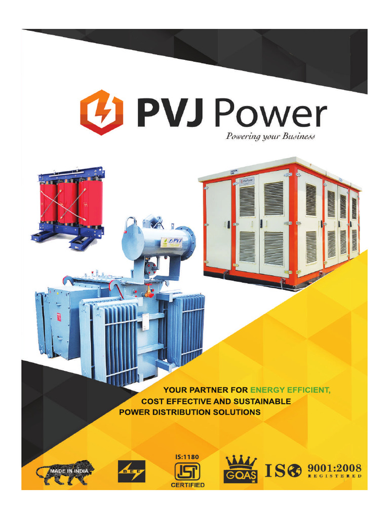 PVJ Power Solutions: Transformer Manufacturer | PDF | Transformer ...