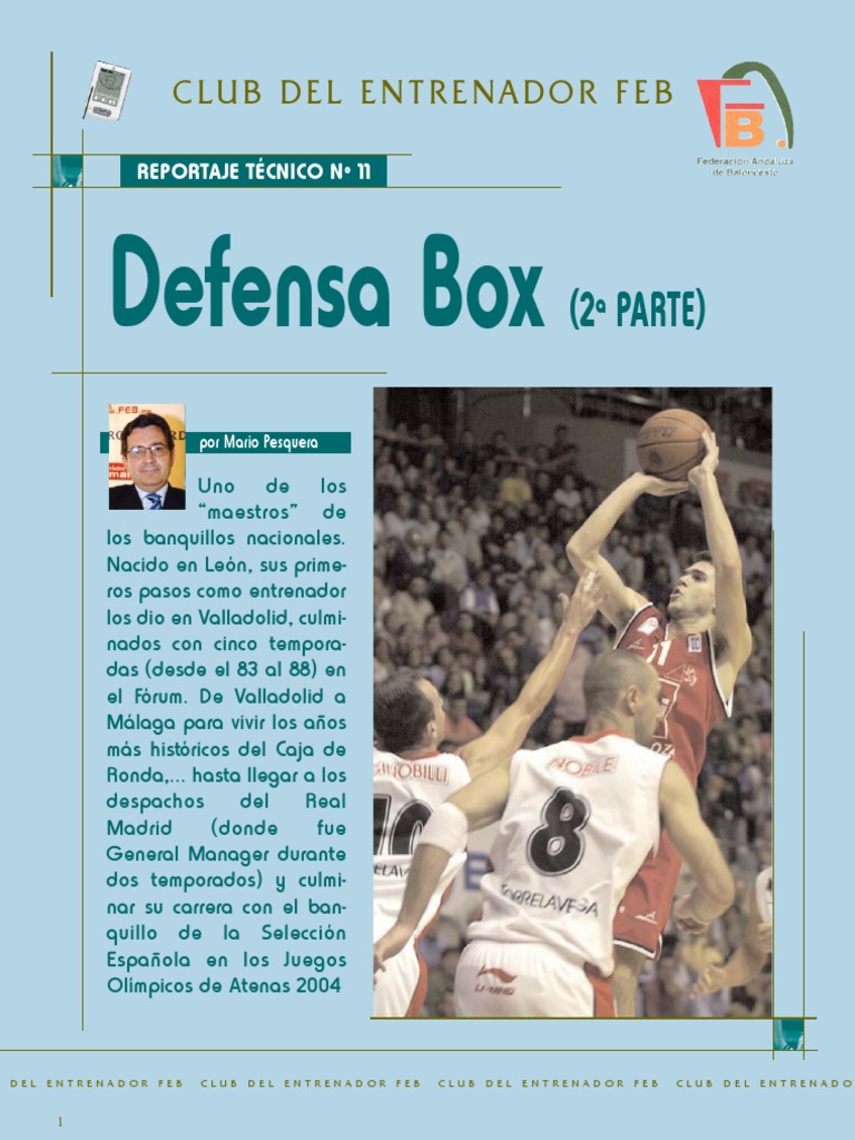Ejercicios de Defensa Box en Baloncesto | PDF
