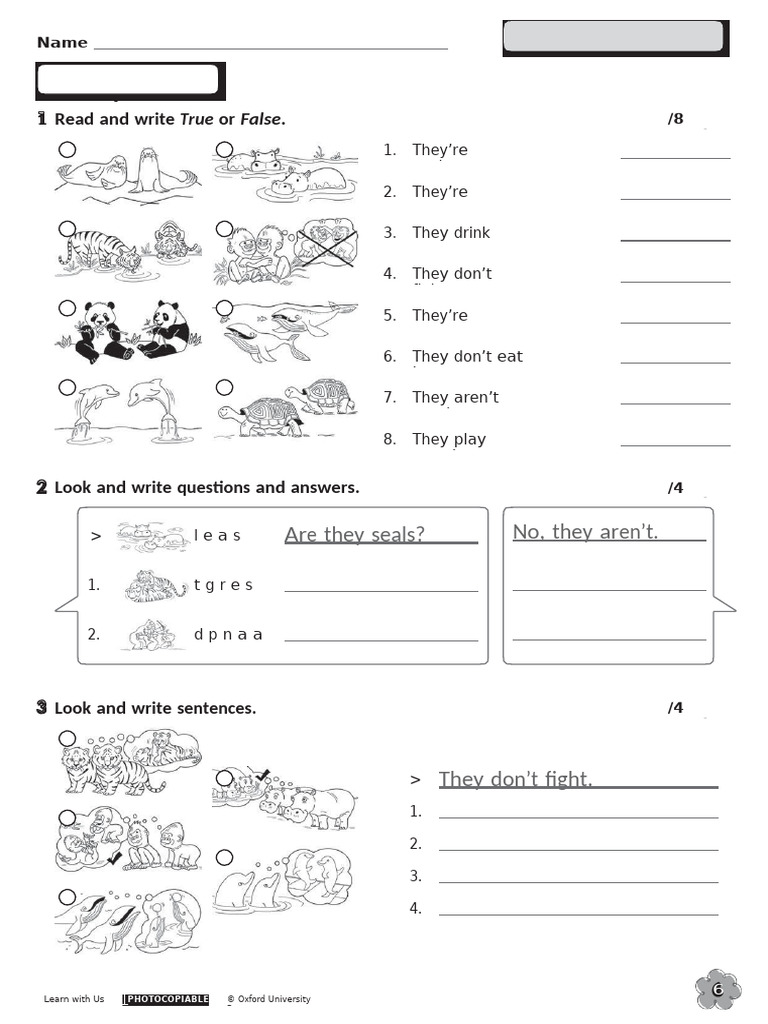 LWU 3 Unit 1 Standard Test | PDF