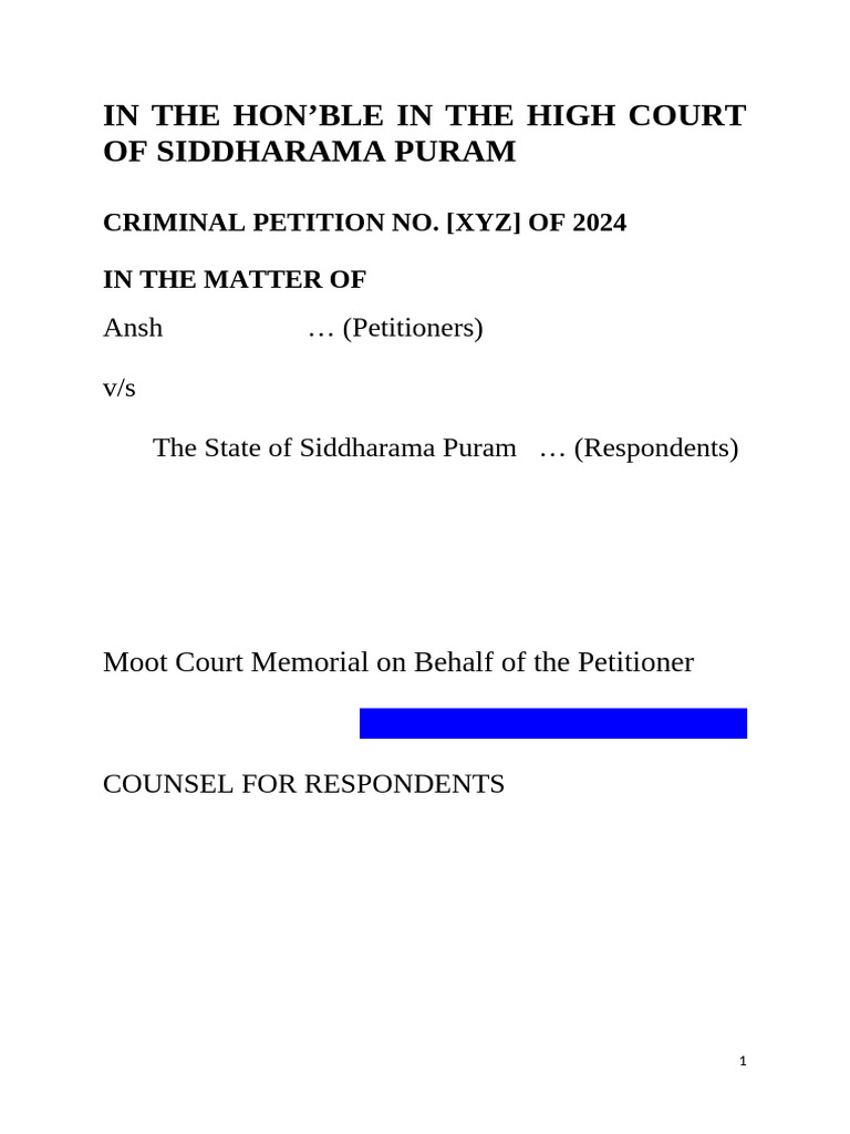 Legal Challenge to FIR in Siddharama Puram | PDF | Ex Post Facto Law | Bail