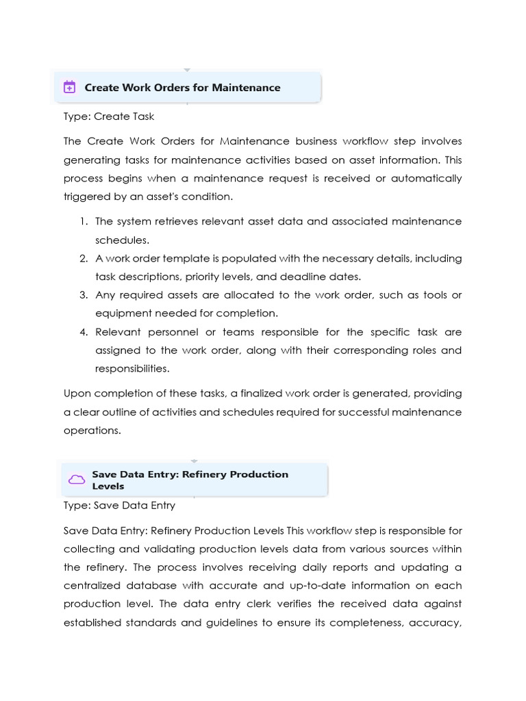 Maintenance Work-order | PDF
