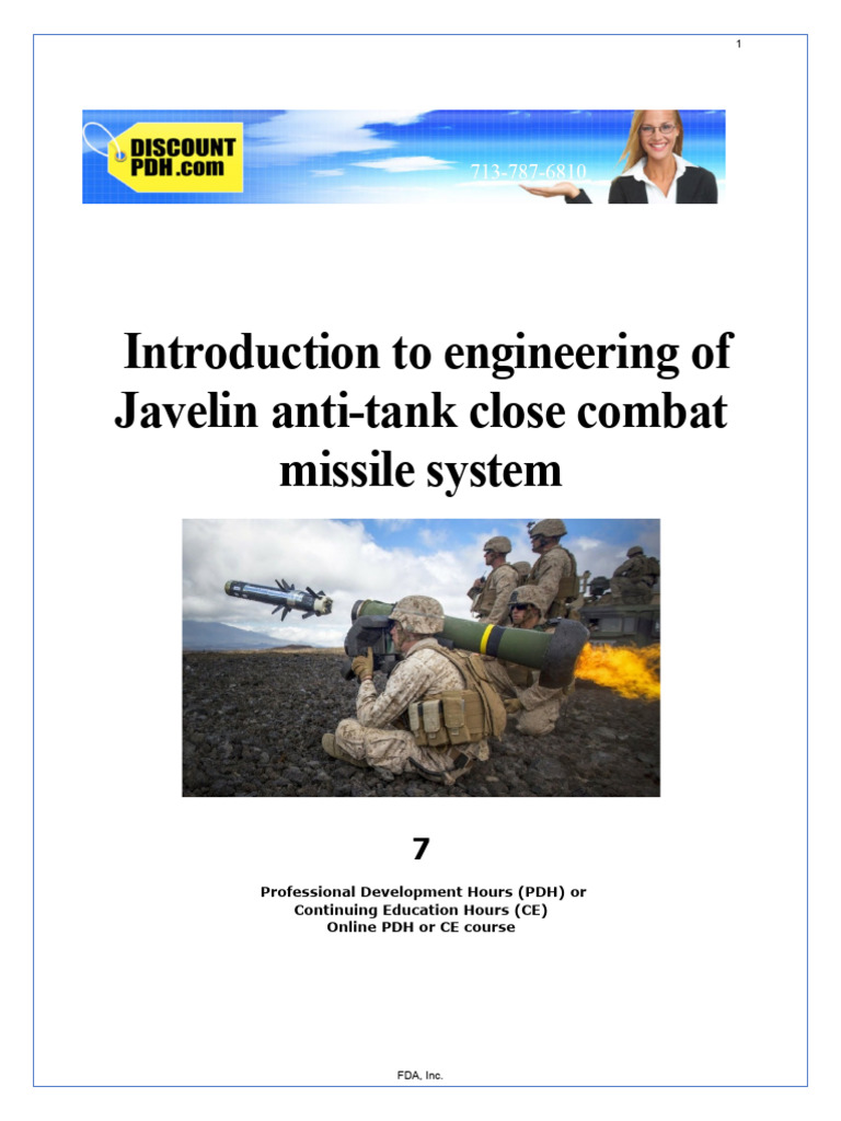 Introduction Javelin Anti Tank Close Combat Missile System Engineering | PDF | Missile ...