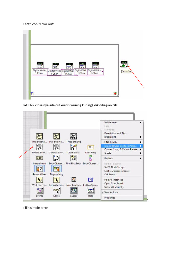 Letak icon error out | PDF