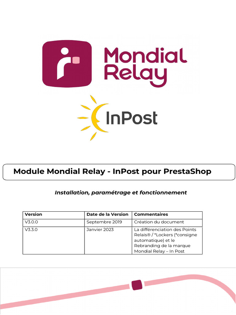 Module Mondial Relay pour PrestaShop | PDF | Écran d'ordinateur