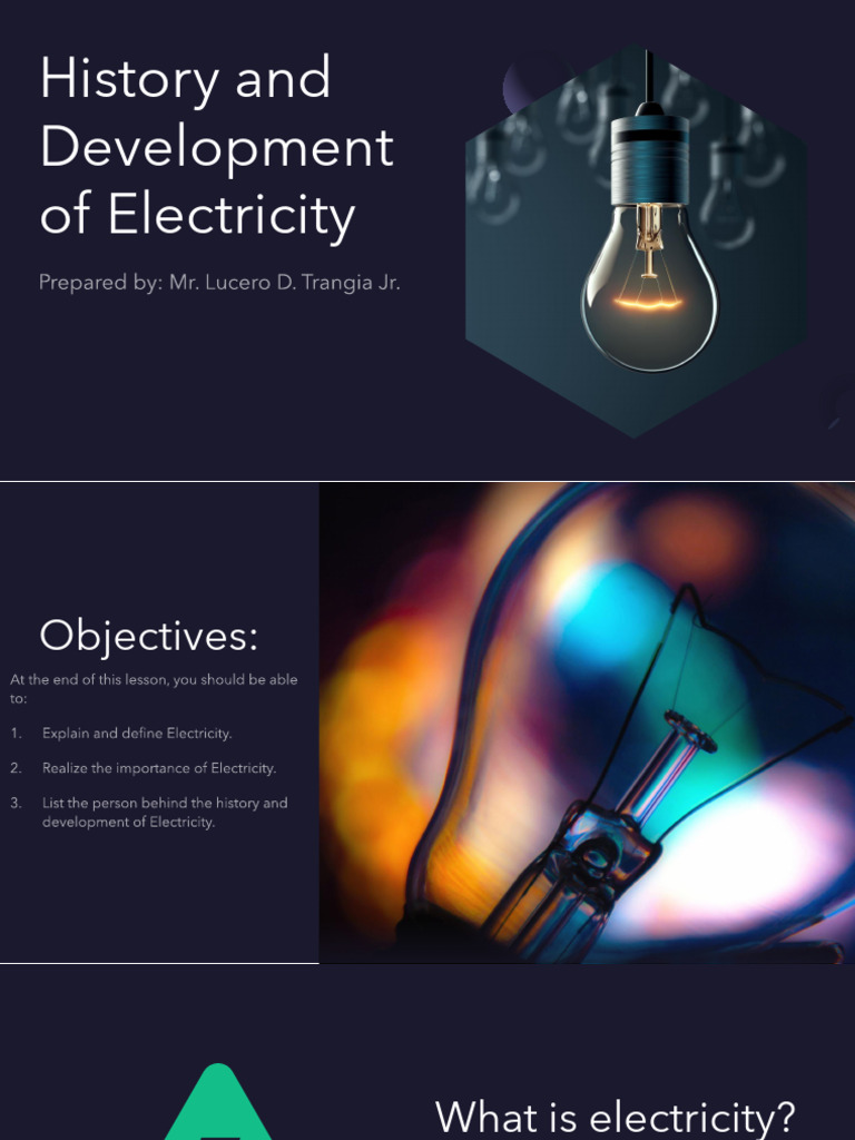 History and Development of Electricity | PDF