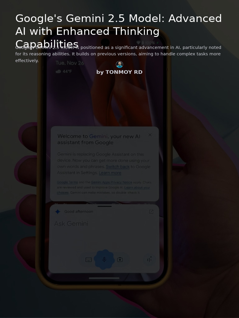 Googles Gemini 25 Model Advanced AI With Enhanced Thinking Capabilities | PDF | Artificial ...