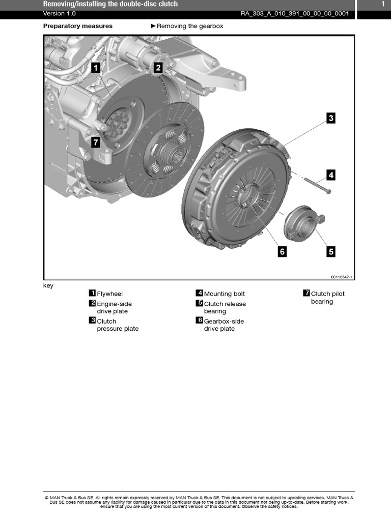 Removing Installing+the+double-Disc+clutch V1.0 | PDF | Clutch | Screw