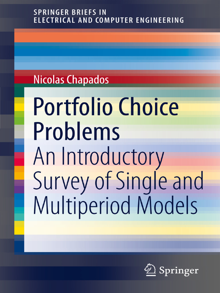 Nicolas Chapados - Portfolio Choice Problems | PDF | Modern Portfolio Theory | Diversification ...