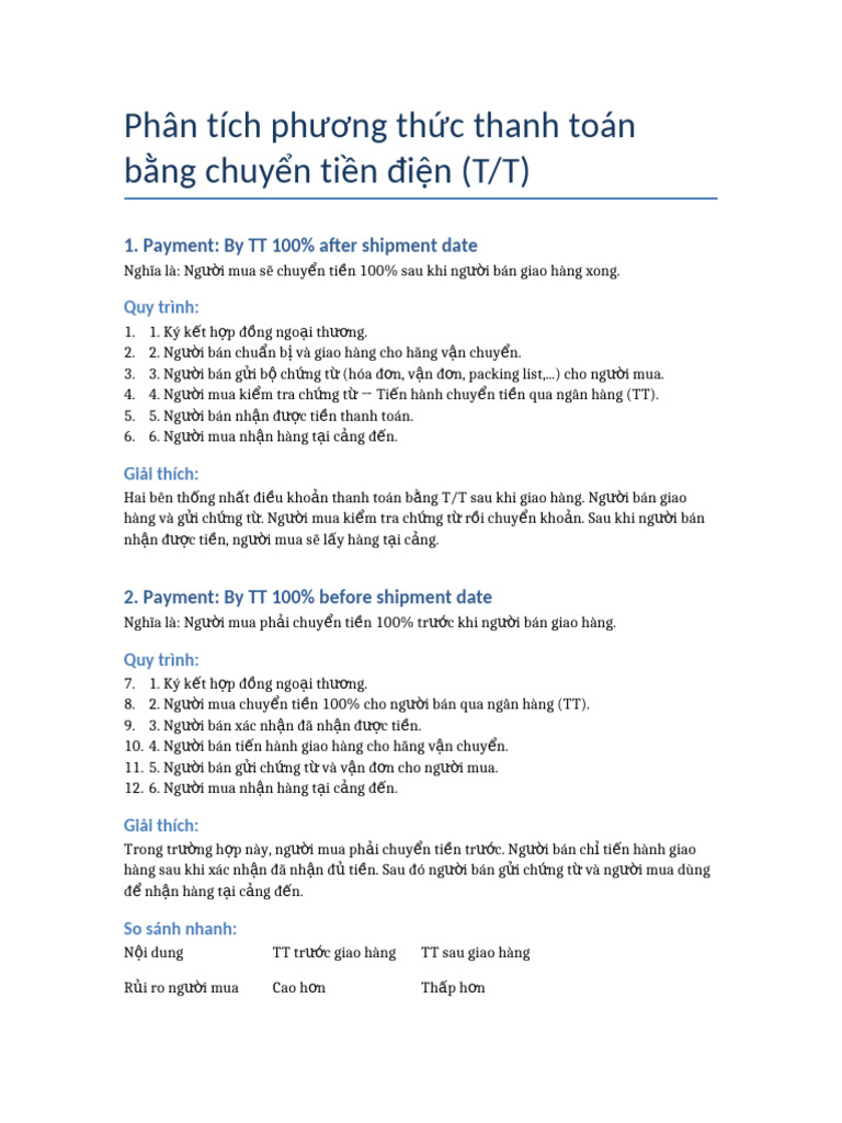 Phuong Thuc TT | PDF