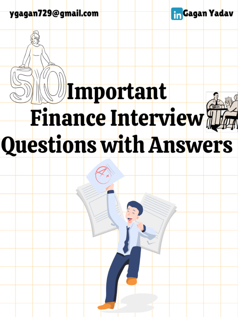 Essential Finance Interview Questions | PDF | Valuation (Finance) | Expense