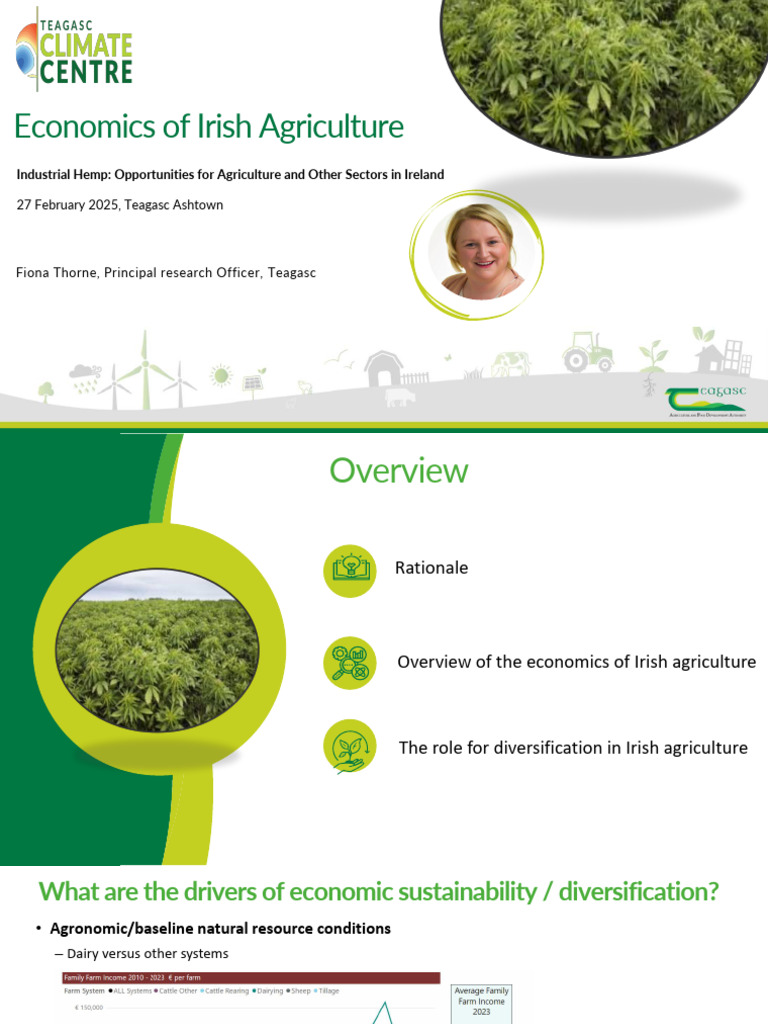 Economics of Irish Agriculture & Hemp Opportunities | PDF | Agriculture ...