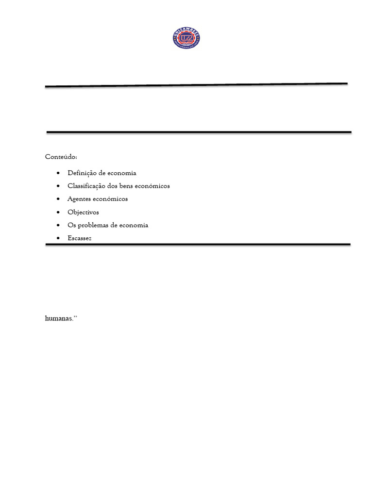 Aula 1_ELEG_2025 | PDF | Economia | Mercado (economia)