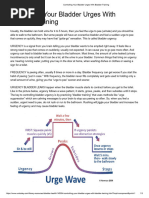 Bladder Training | PDF | Urinary Incontinence | Health Sciences