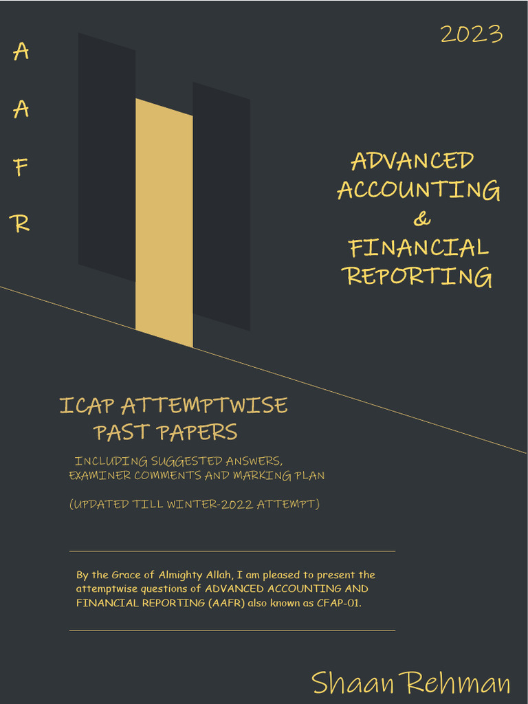Compiled Past Papers | PDF | Depreciation | Expense