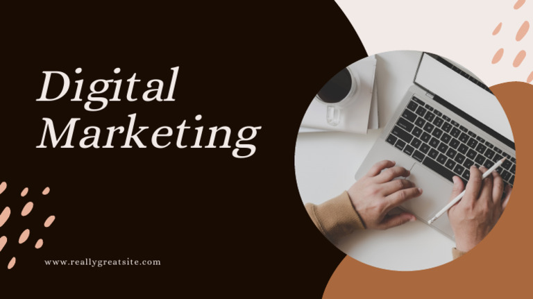 Brown Simple Digital Marketing Presentation | PDF