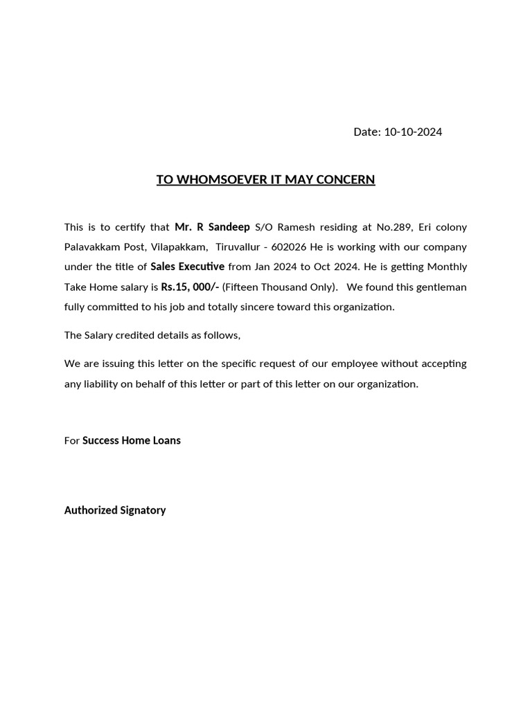 Sandeep Letter Pad | PDF