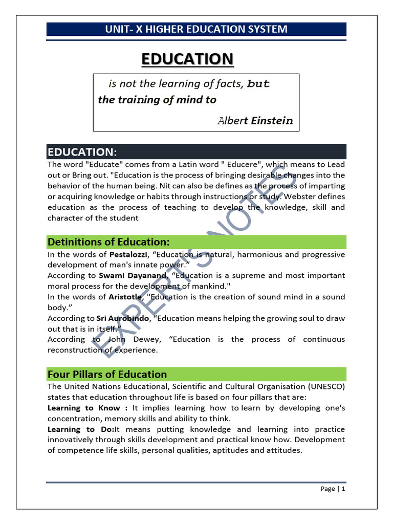 Higher Education | PDF | Vedas