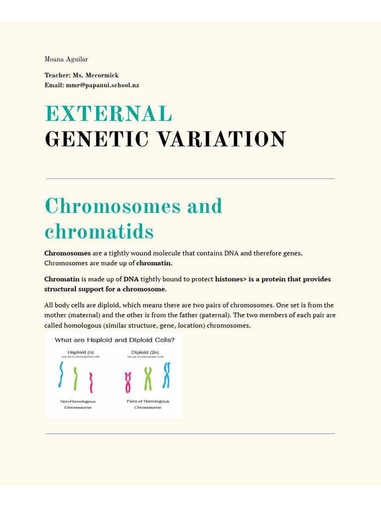 Biology Genetic Variation PDF | PDF | Dominance (Genetics) | Zygosity