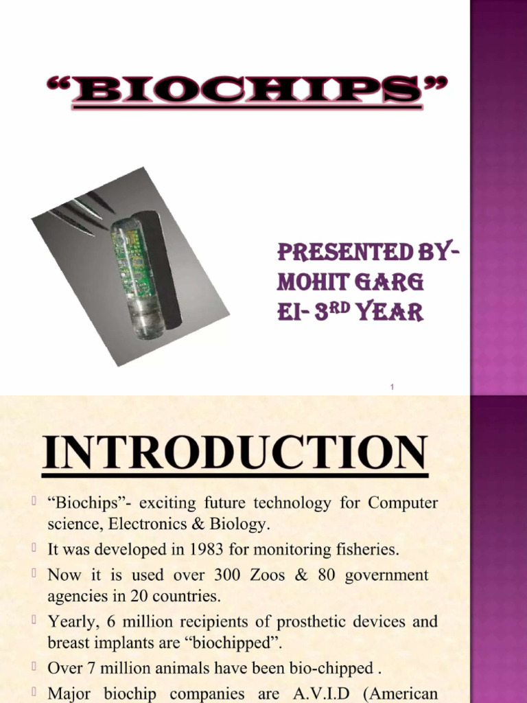 Biochip | PDF