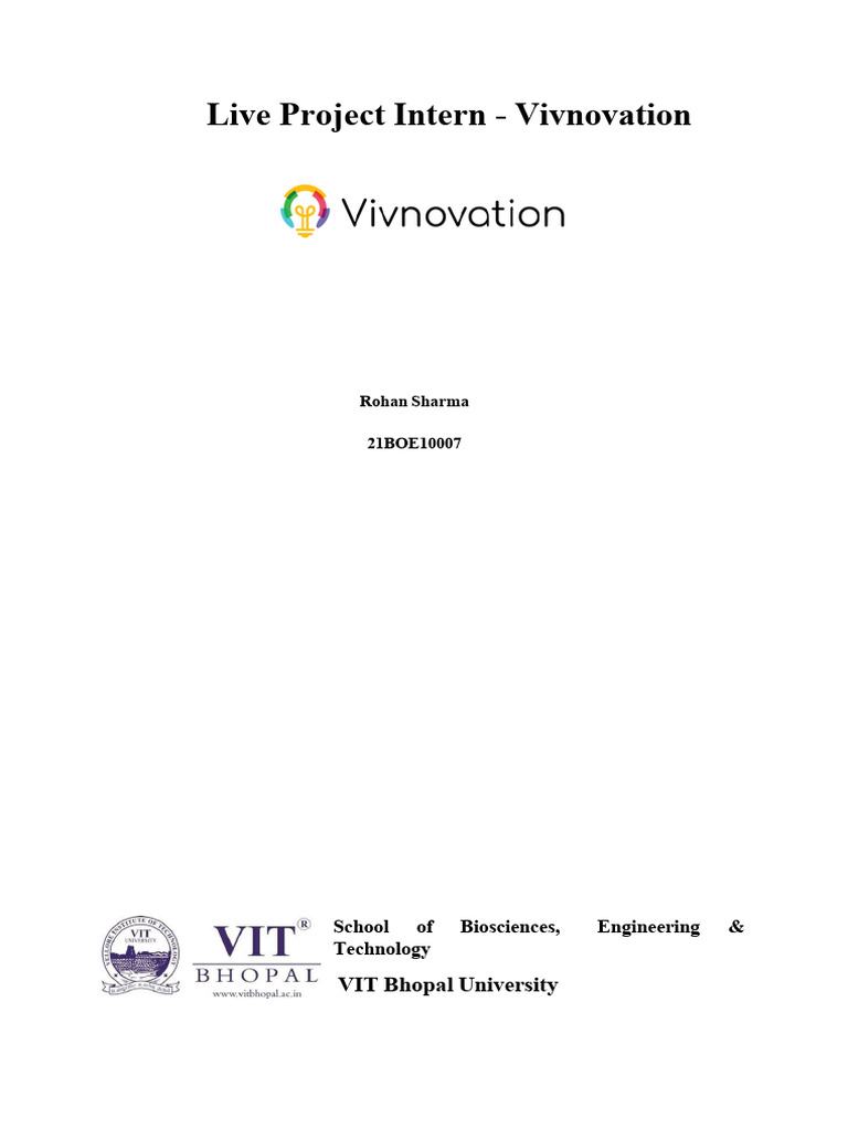 Capstone Project - Rohan Sharna Viivnovation Final F | PDF | Electronic Health Record | Marketing