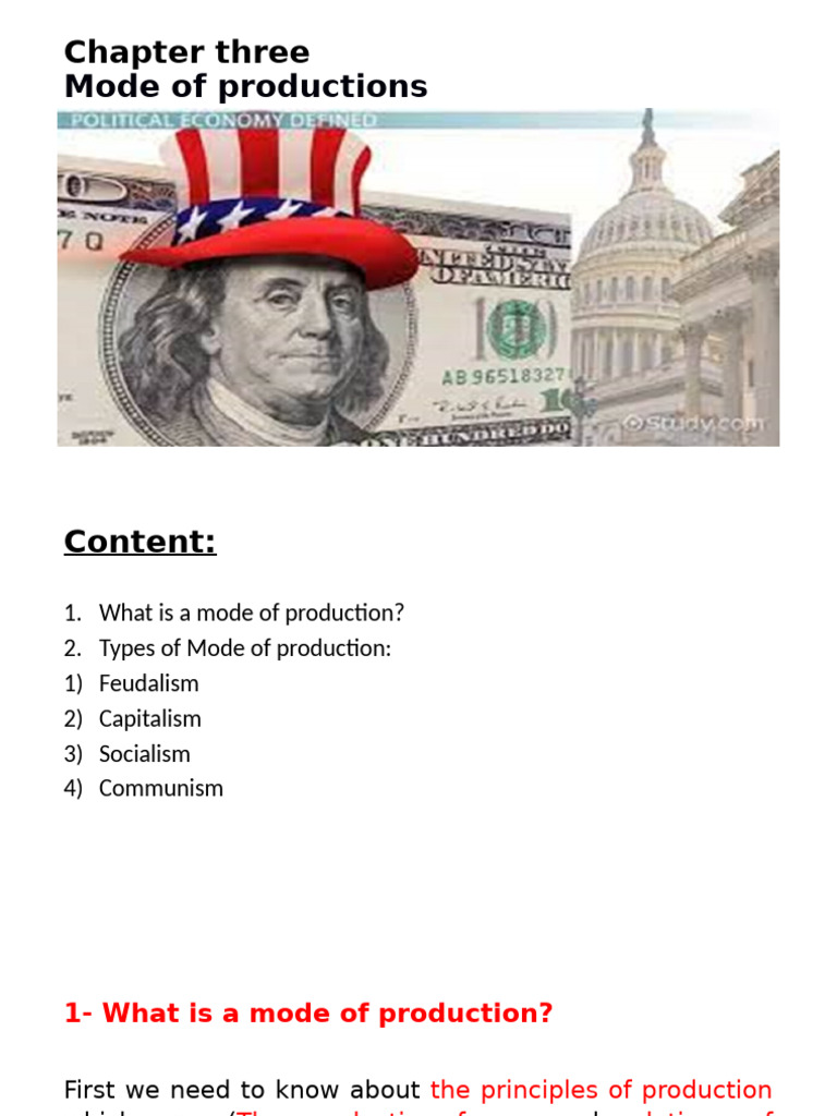 Understanding Modes of Production | PDF | Exploitation Of Labour ...