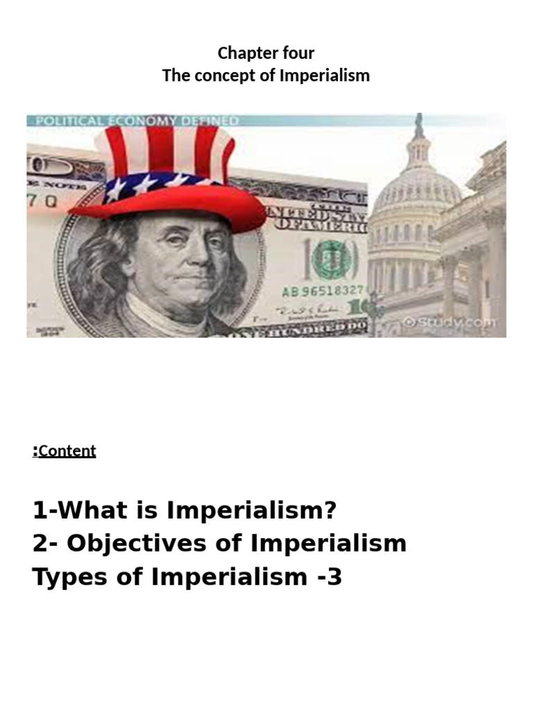 Chapter 4 Four The Concept of Imperialism | PDF | Imperialism | Colonialism