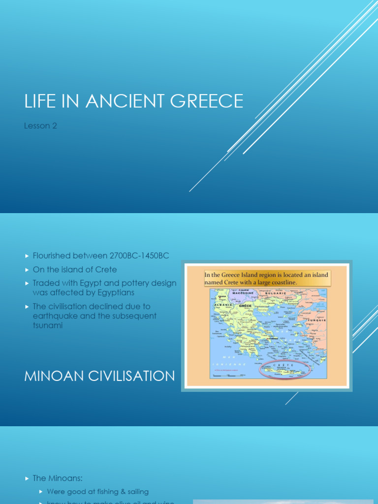 Ancient Greece - Lesson 2 | PDF | Mycenaean Greece | Ancient Greece