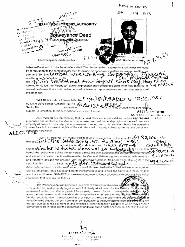 CWC ConveyanceDeed | PDF