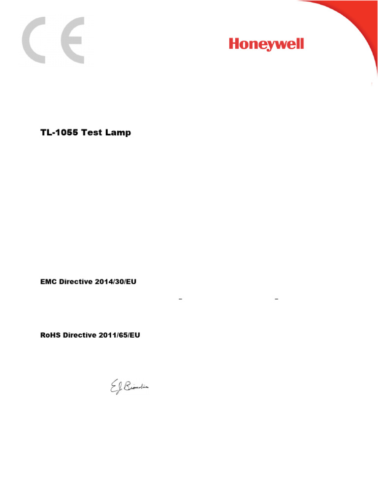 Test Lamp Tl1055 Eu Dofc | PDF