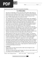 Les Miserables Character List | PDF | Les Misérables | Cosette