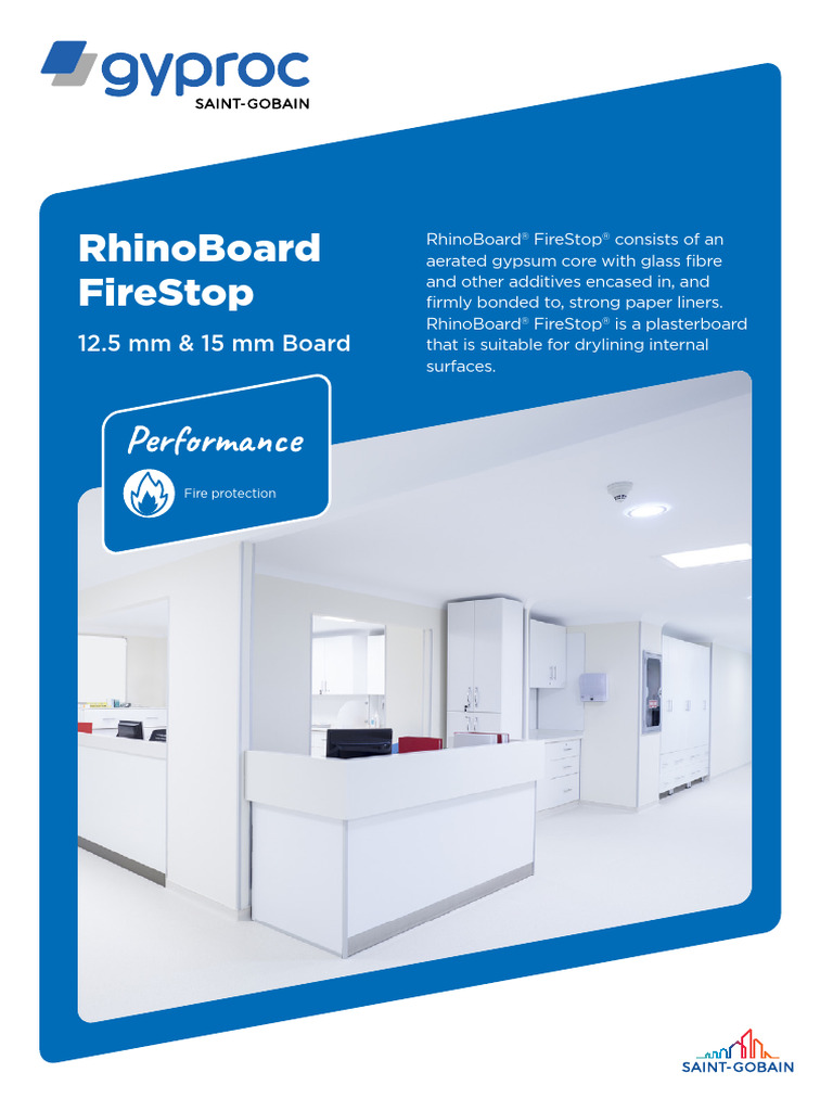 5779 SG Gyproc DataSheets Brand Update (FireStop) - May'23 | PDF ...