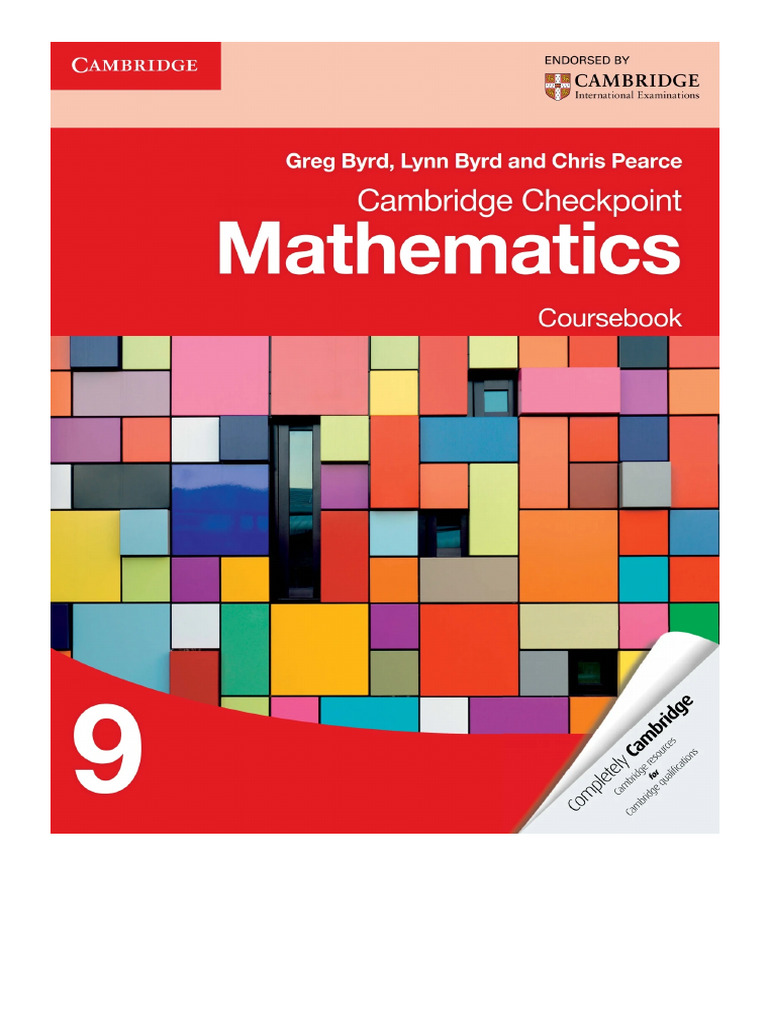 Cambridge Checkpoint Mathematics 9 Coursebook Pages 1-50 - Flip PDF ...