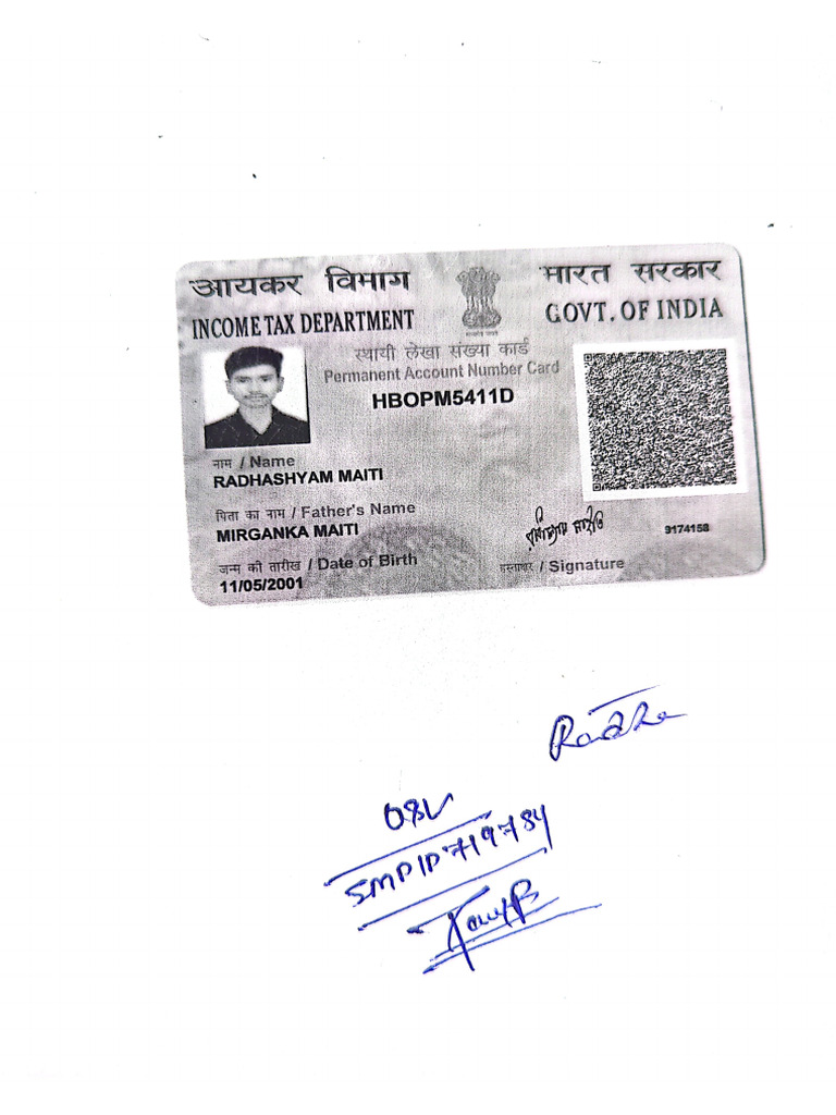 Radhashyam Pan Card | PDF