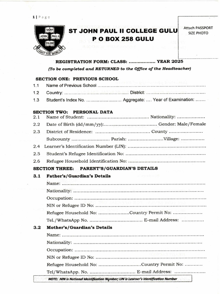 Registration Form | PDF