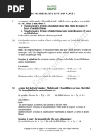 Mathematics Form 2 - Question Paper | PDF | Vertex (Graph Theory ...