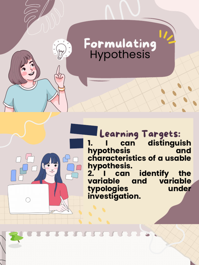 Q2 5. Hypothesis and Theoretical Framework | PDF | Hypothesis | Theory