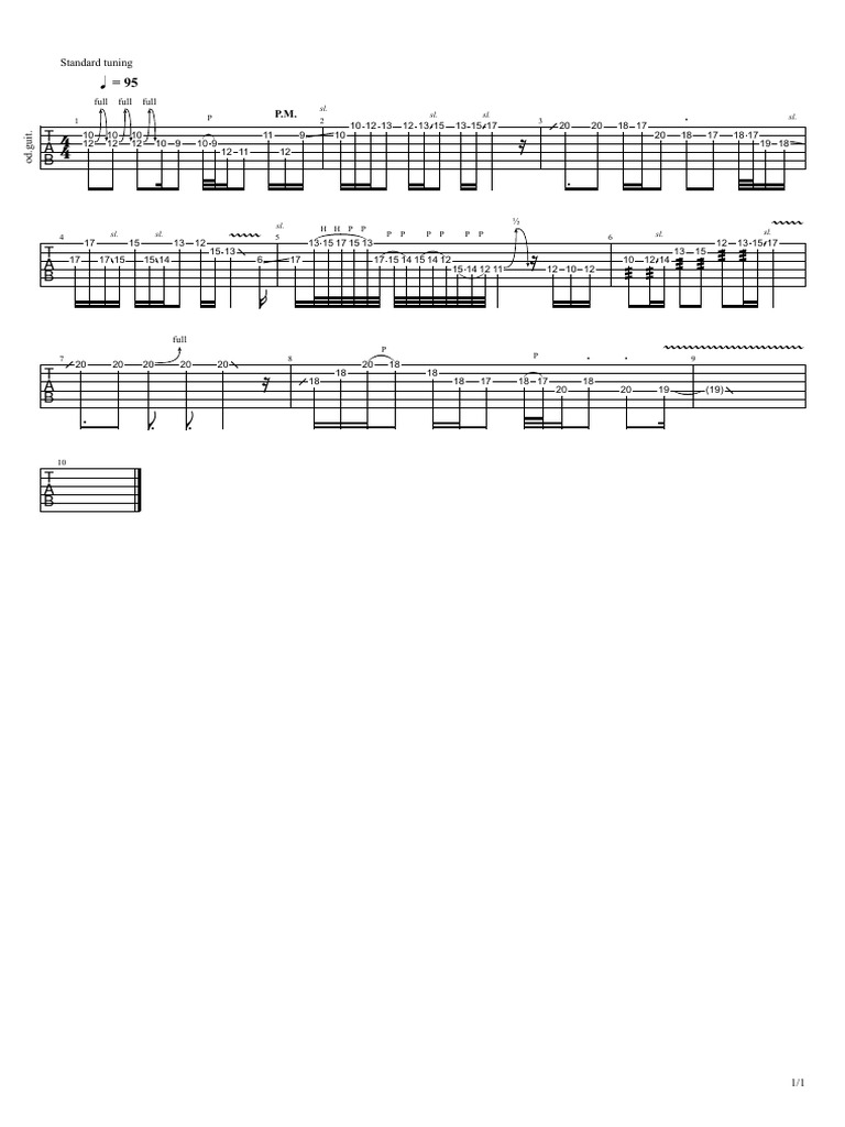 SC Solo Tabs | PDF