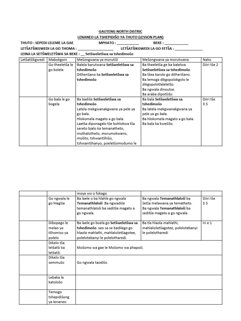 Lesson Plan | PDF