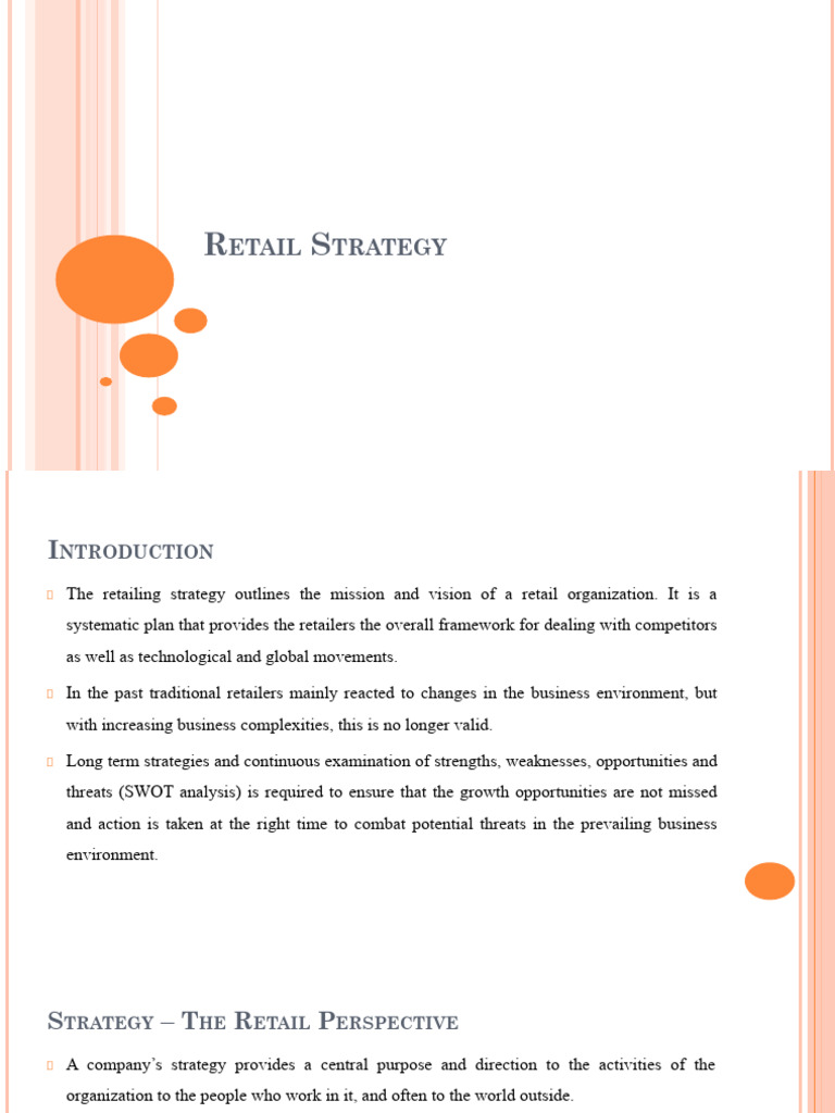 M02S03 - Retail Strategy.pptx | PDF | Retail | Marketing