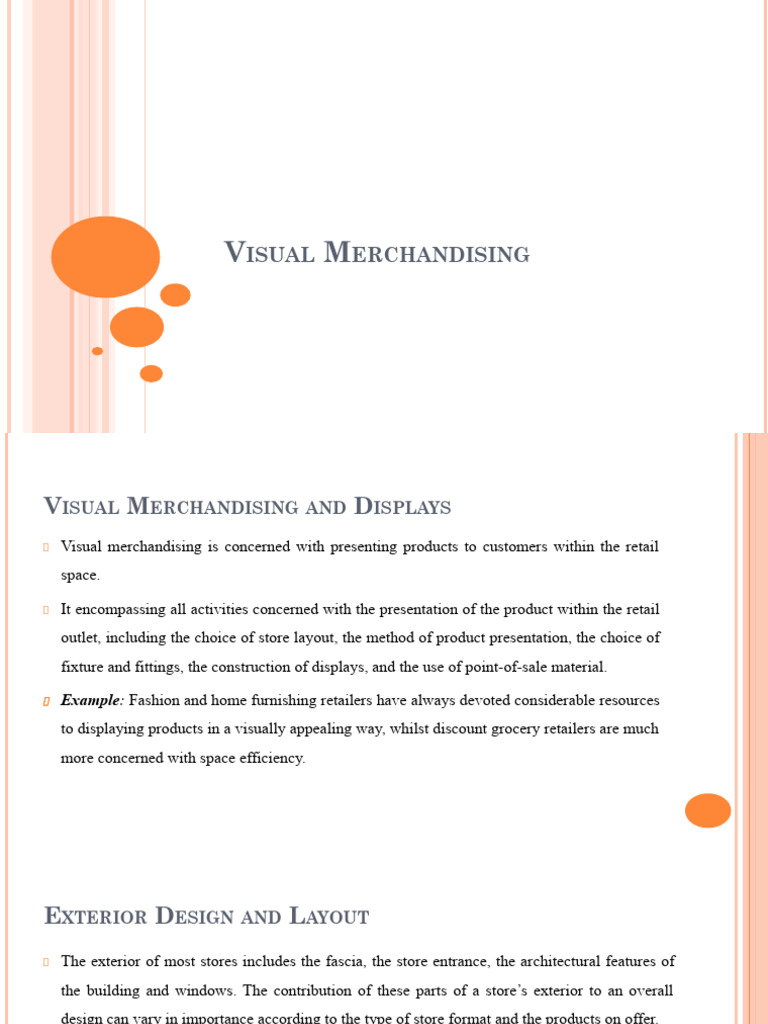 M03S03 - Visual Merchandising | PDF | Retail | Point Of Sale