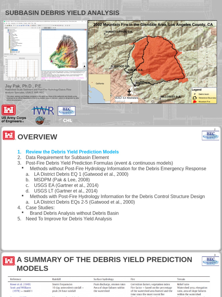 Lecture 3 - Sub-Basin Debris Yield Analysis - F | PDF | Drainage Basin ...