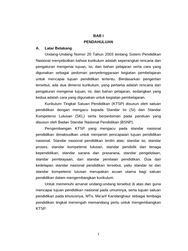 BUKU I KTSP 2022-2023 | PDF