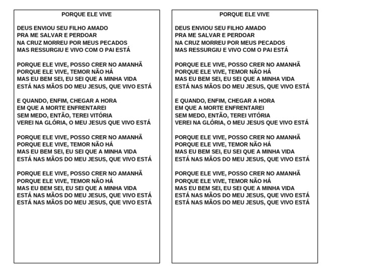 Por Que Ele Vive | PDF