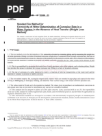 Astm G1 03 | PDF | Corrosion | Metals