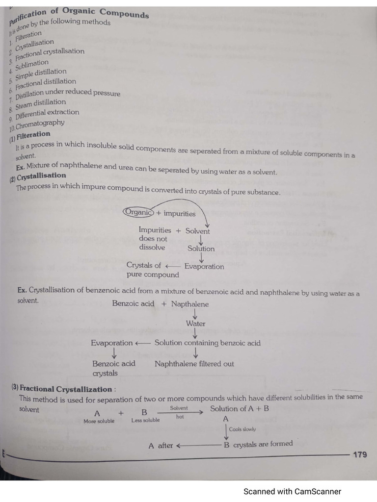 Practical Organic Chemistry Notes | PDF