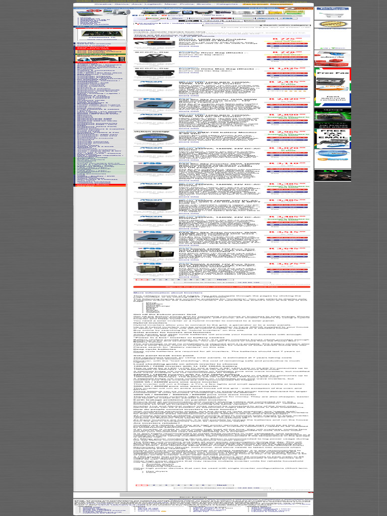 Inverters - Solar, Generator and Grid - Power in A Box - For Load ...