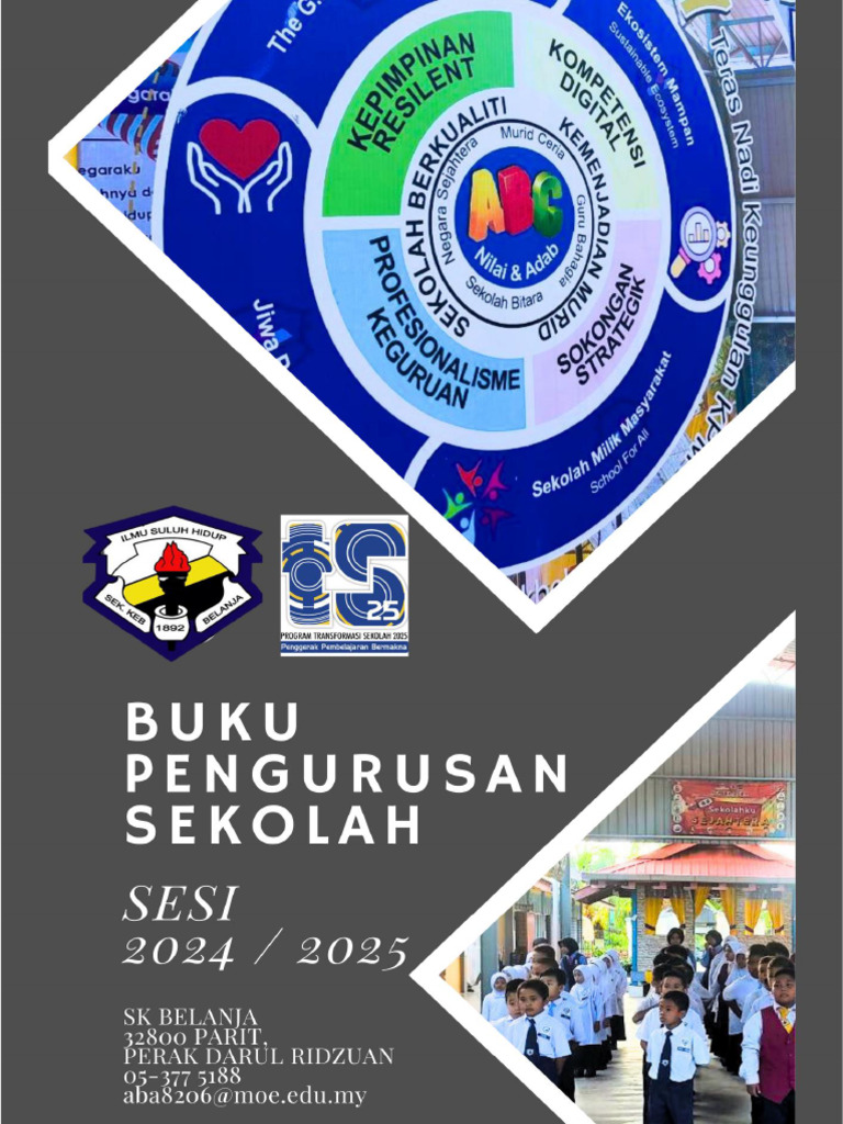 Manual Pengurusan Sekolah 2024 | PDF